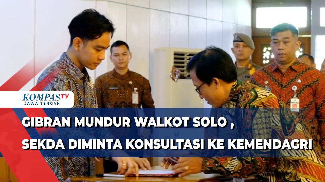 Gibran Mundur Sebagai Walkot Solo, Sekda Diminta Konsultasi ke Kemendagri - Kompas TV | Vidio