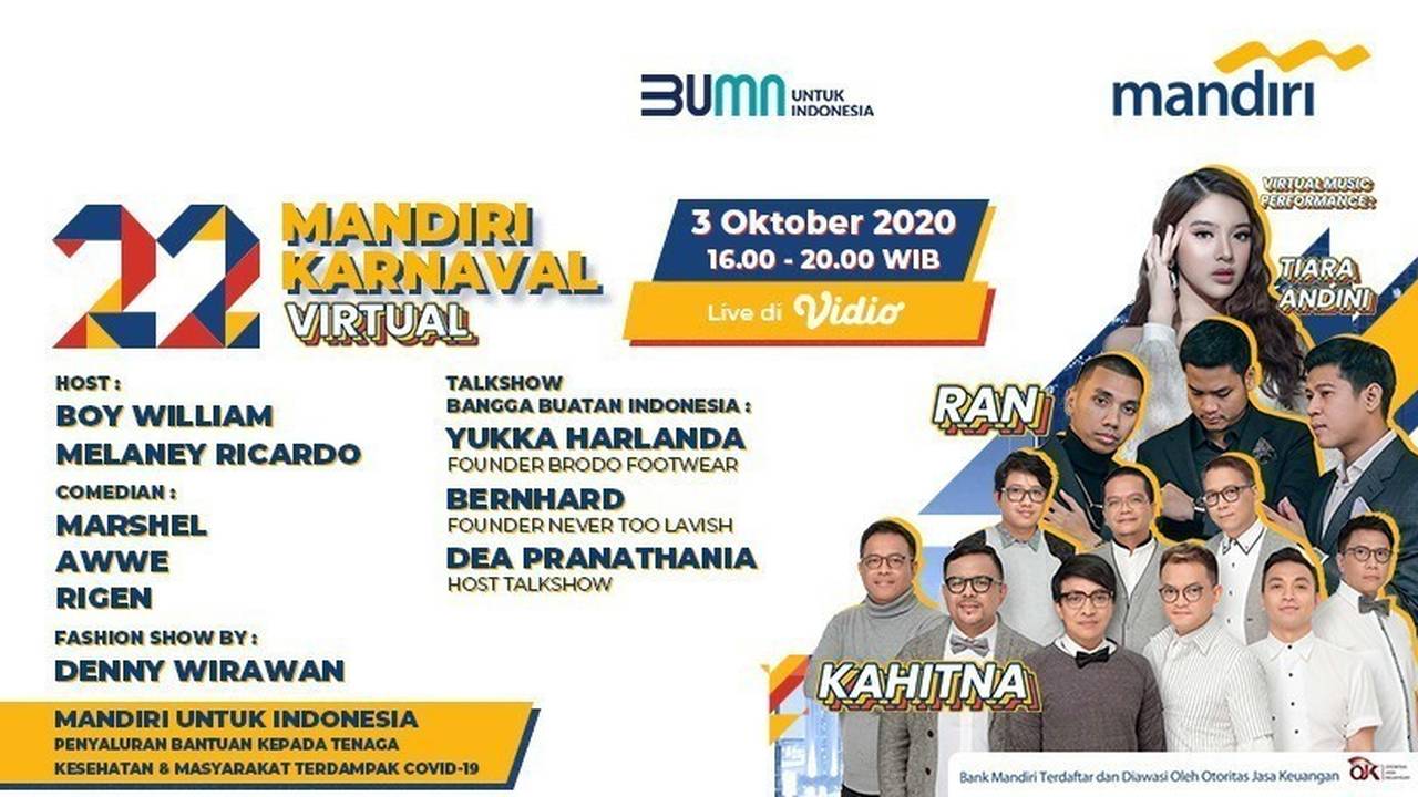 MANDIRI KARNAVAL VIRTUAL - 03 Oktober 2020