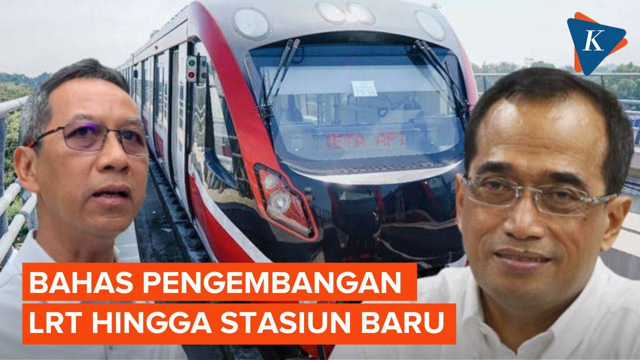 Menhub dan Pj Gubernur DKI Rencanakan Transportasi LRT, MRT, hingga Stasiun Baru di Tanah Abang ...