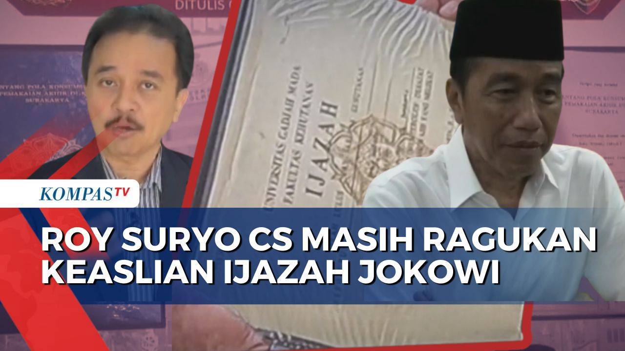 Polemik Ijazah Jokowi Belum Usai, Roy Suryo Cs Tetap Ragu Meski Sudah Ada Hasil Forensik ...
