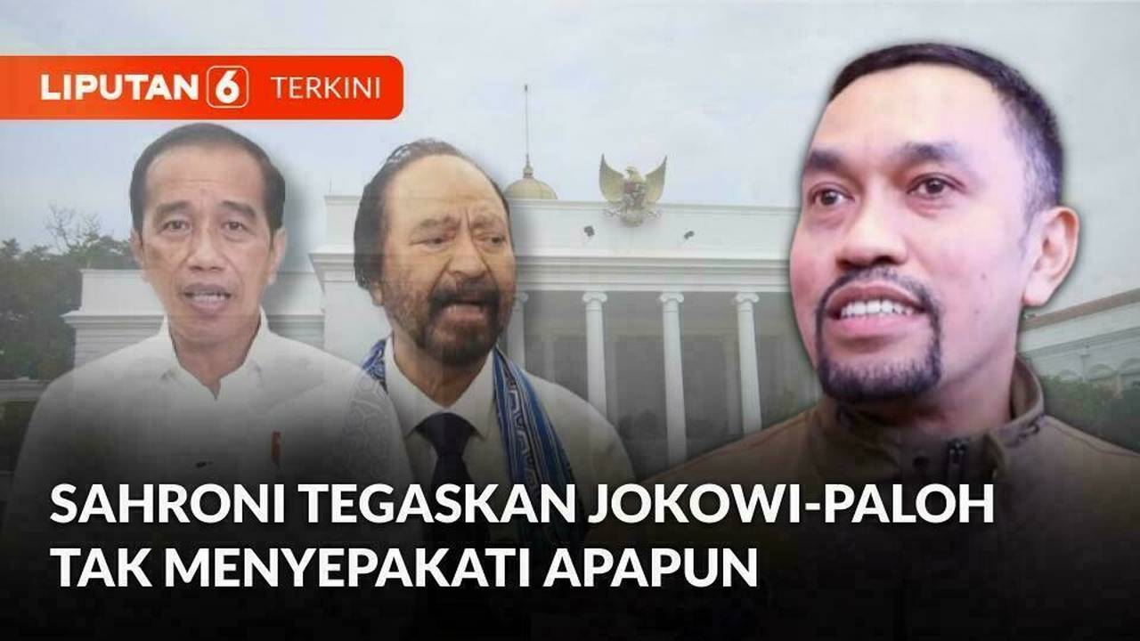 Ahmad Sahroni Tegaskan Pertemuan Jokowi dan Surya Paloh Tidak Menyepakati Apapun | Liputan 6 ...
