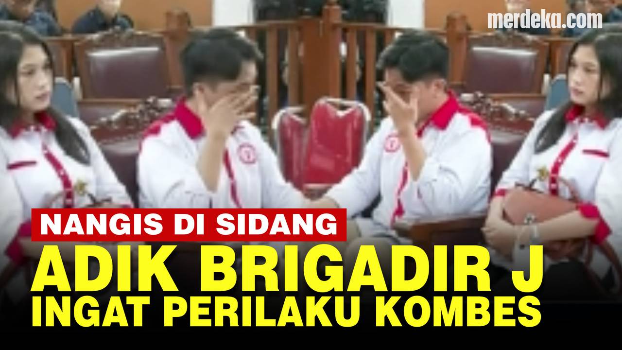 NANGIS! Kesaksian Adik Brigadir J Dihalangi Kombes Mau Gendong Jenazah ...