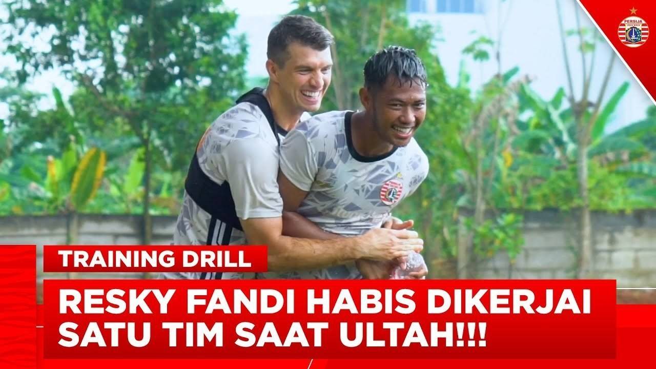 BASAH KUYUP!!! Resky Fandi Habis Dikerjai Satu Tim Saat Ulang Tahun ...