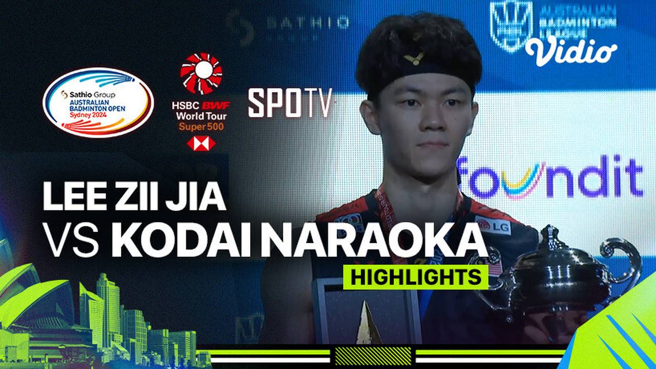 Lee Zii Jia (MAS) vs Kodai Naraoka (JPN) - Highlights | Sathio Group ...