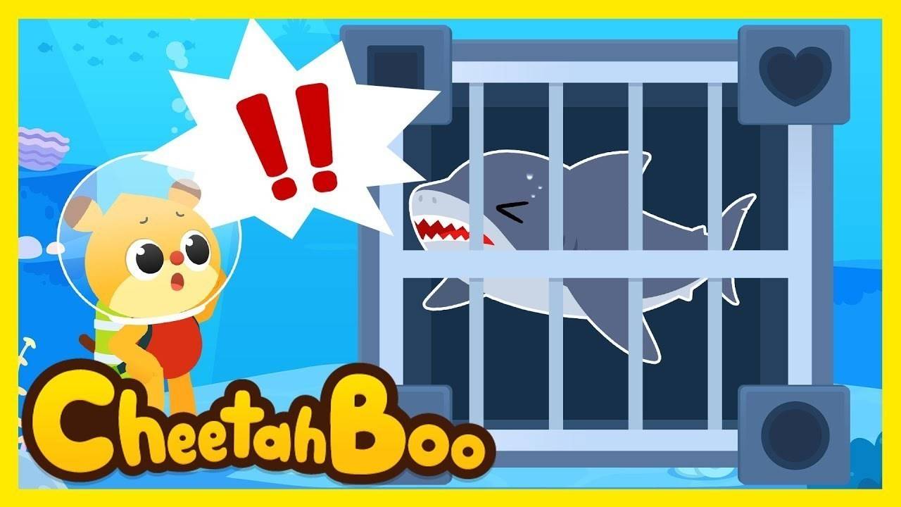 Cheetahboo - Cheetahboo Learn Shapes - The shark is locked up! Please ...
