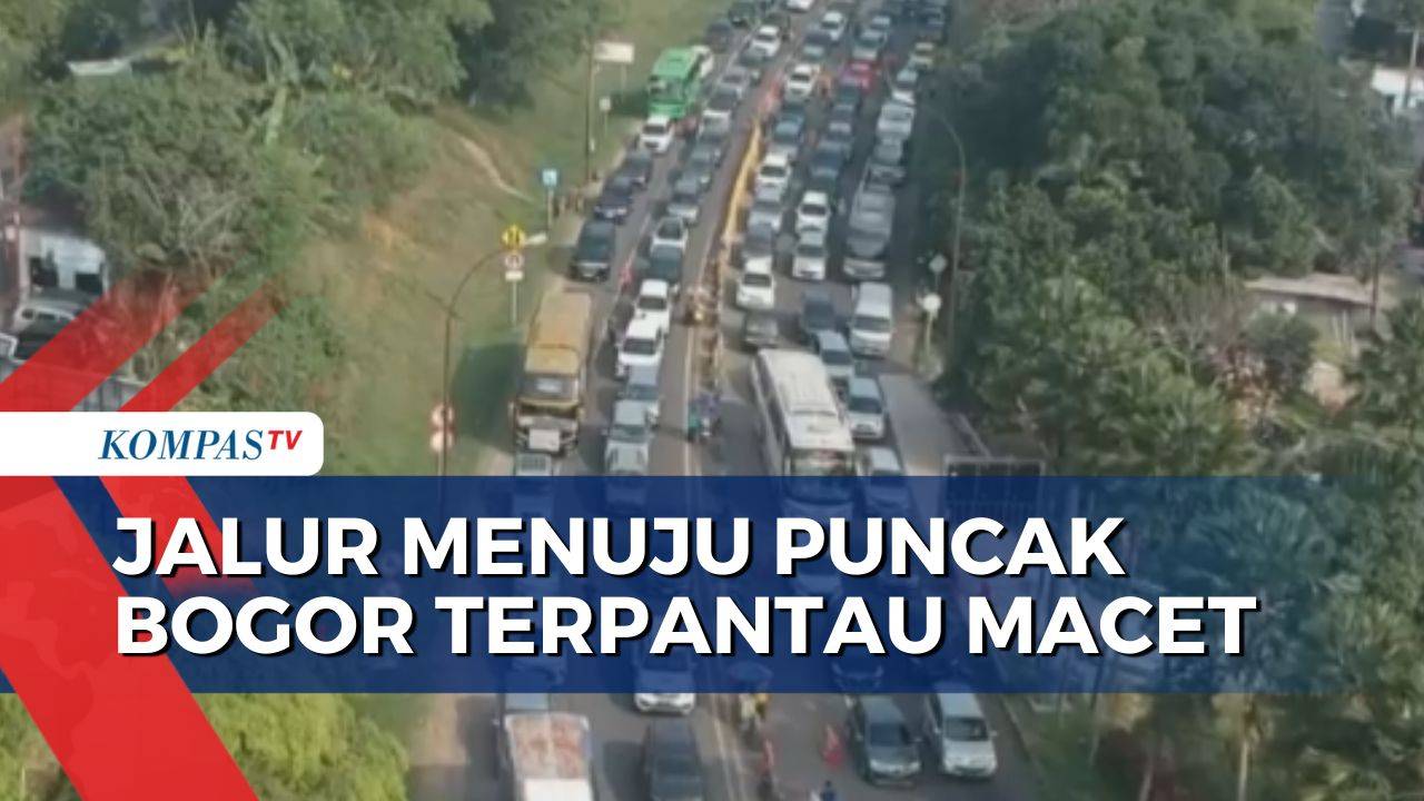 Urai Kemacetan Puncak Bogor, Polisi Berlakukan Sistem 'One Way' - Kompas TV | Vidio