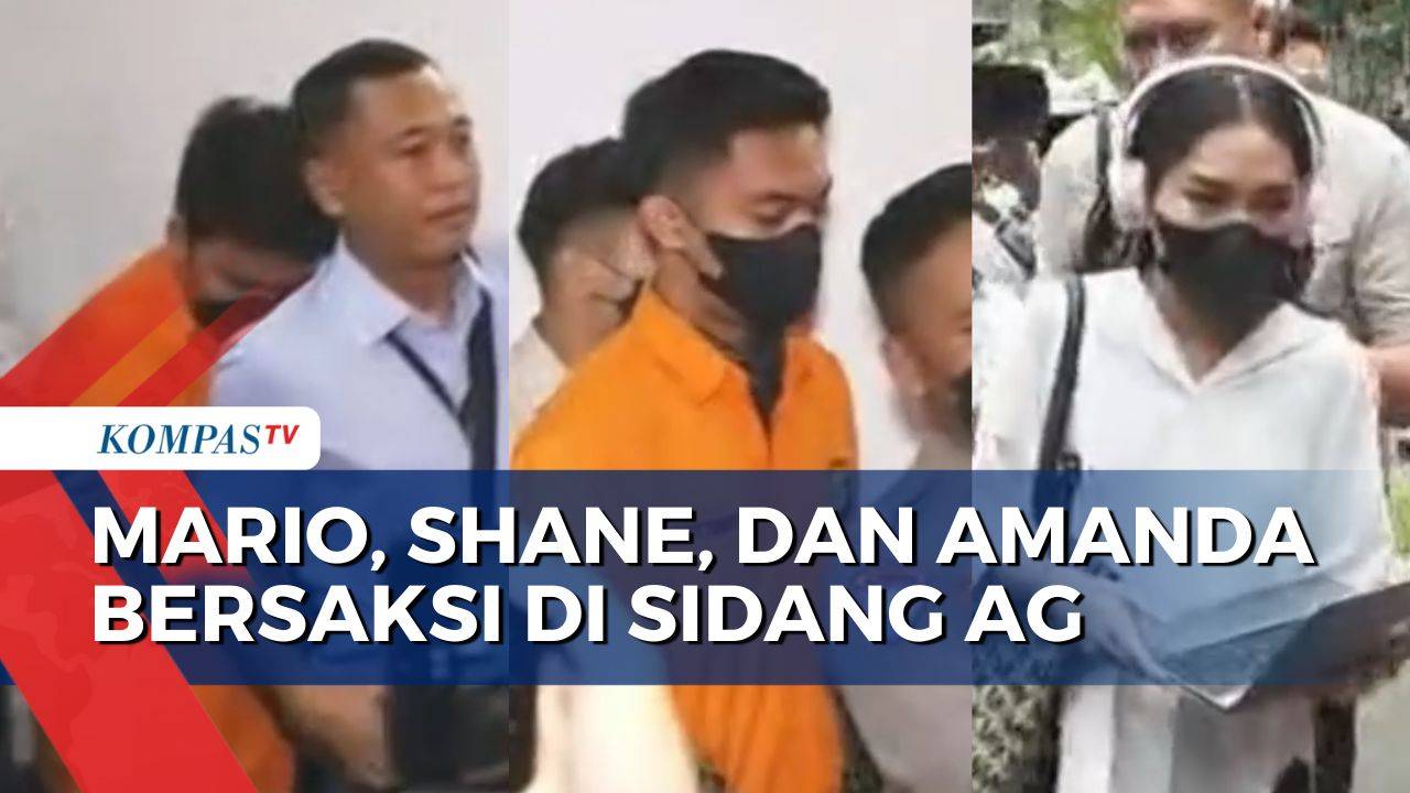 Jadi Saksi Sidang AG, Inilah Momen Kedatangan Mario Dandy dan Shane ...