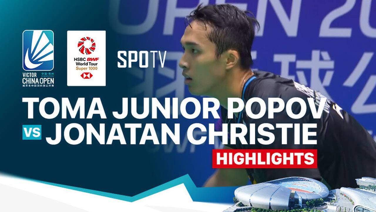 Toma Junior Popov (FRA) vs Jonatan Christie (INA) - Highlights | Victor ...