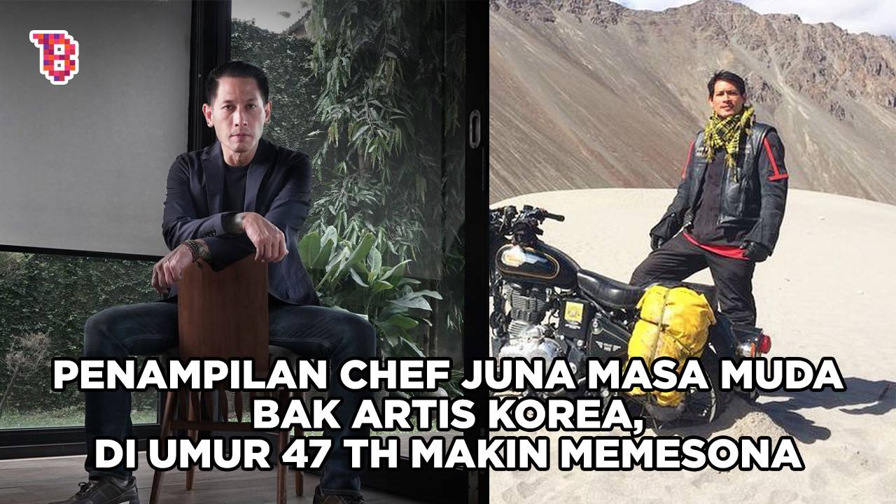 9 Potret masa muda Chef Juna, pesonanya disebut mirip aktor Korea ...