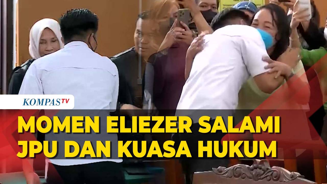 Momen Eliezer Salami JPU dan Penasihat Hukum hingga Peluk Kedua Orang ...