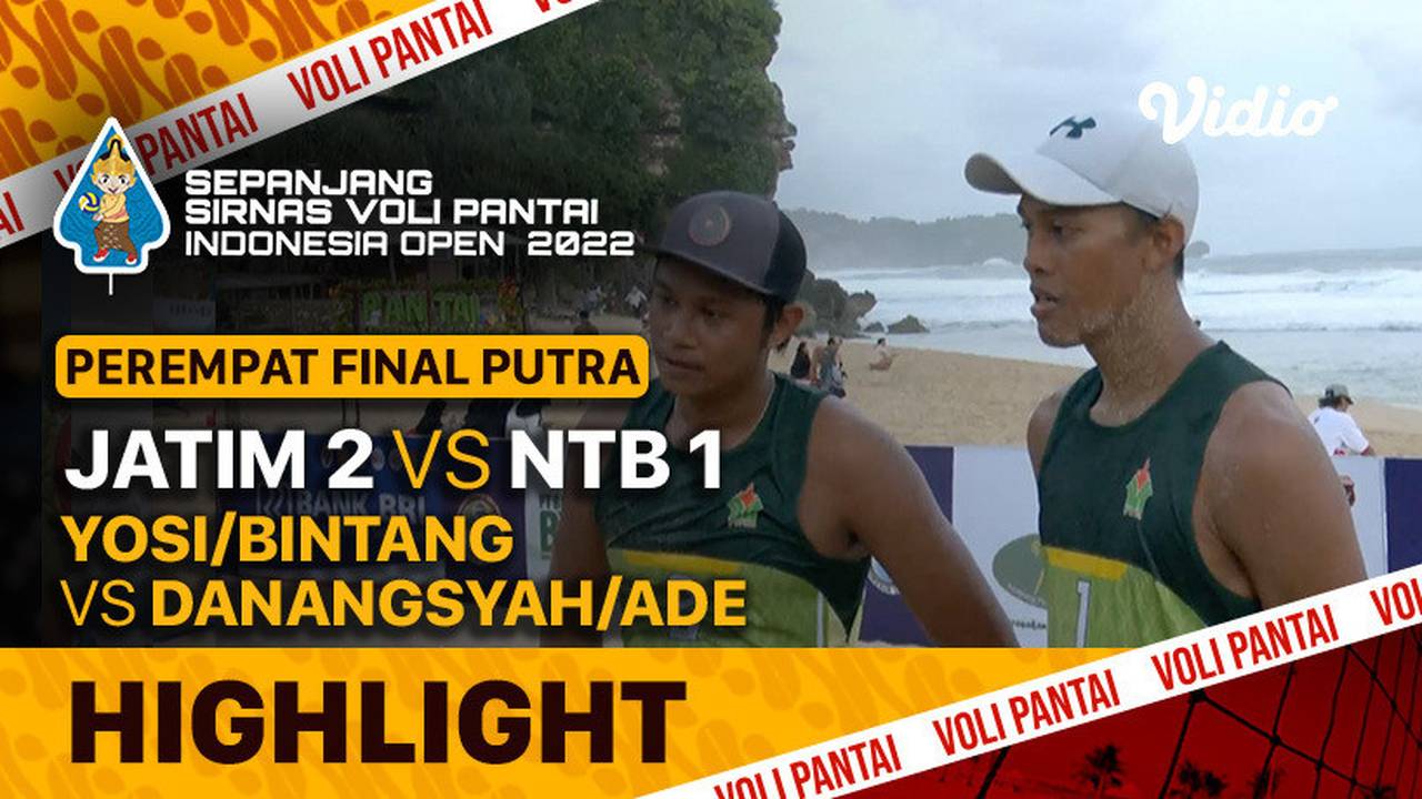 Highlights | Perempat Final Putra 3 | JATIM 2: Yosi/Bintang vs NTB 1: Danangsyah/Ade | Sirnas ...