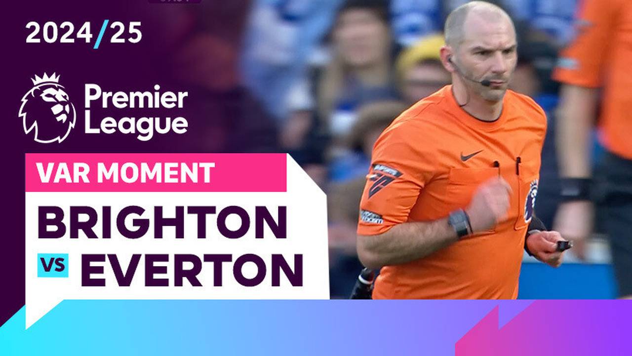 Momen VAR | Brighton vs Everton | Premier League 2024/25 | Vidio