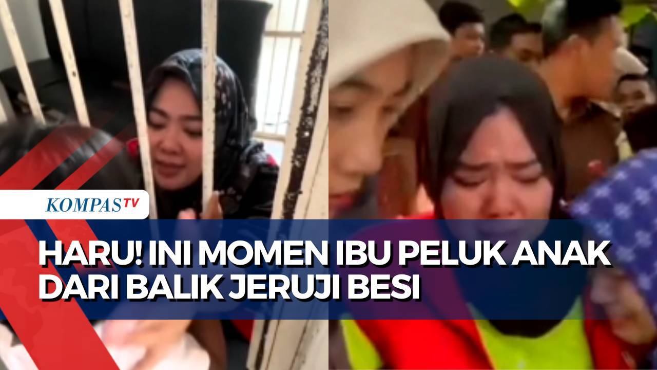 Viral di Media Sosial, Ini Momen Haru Ibu di Sumut Peluk Anaknya dari Balik Jeruji Besi - Kompas ...
