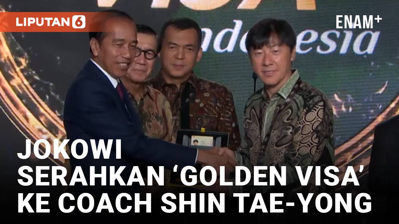 Shin Tae-yong Terima Golden Visa Pemberian Jokowi - liputan6.com | Vidio