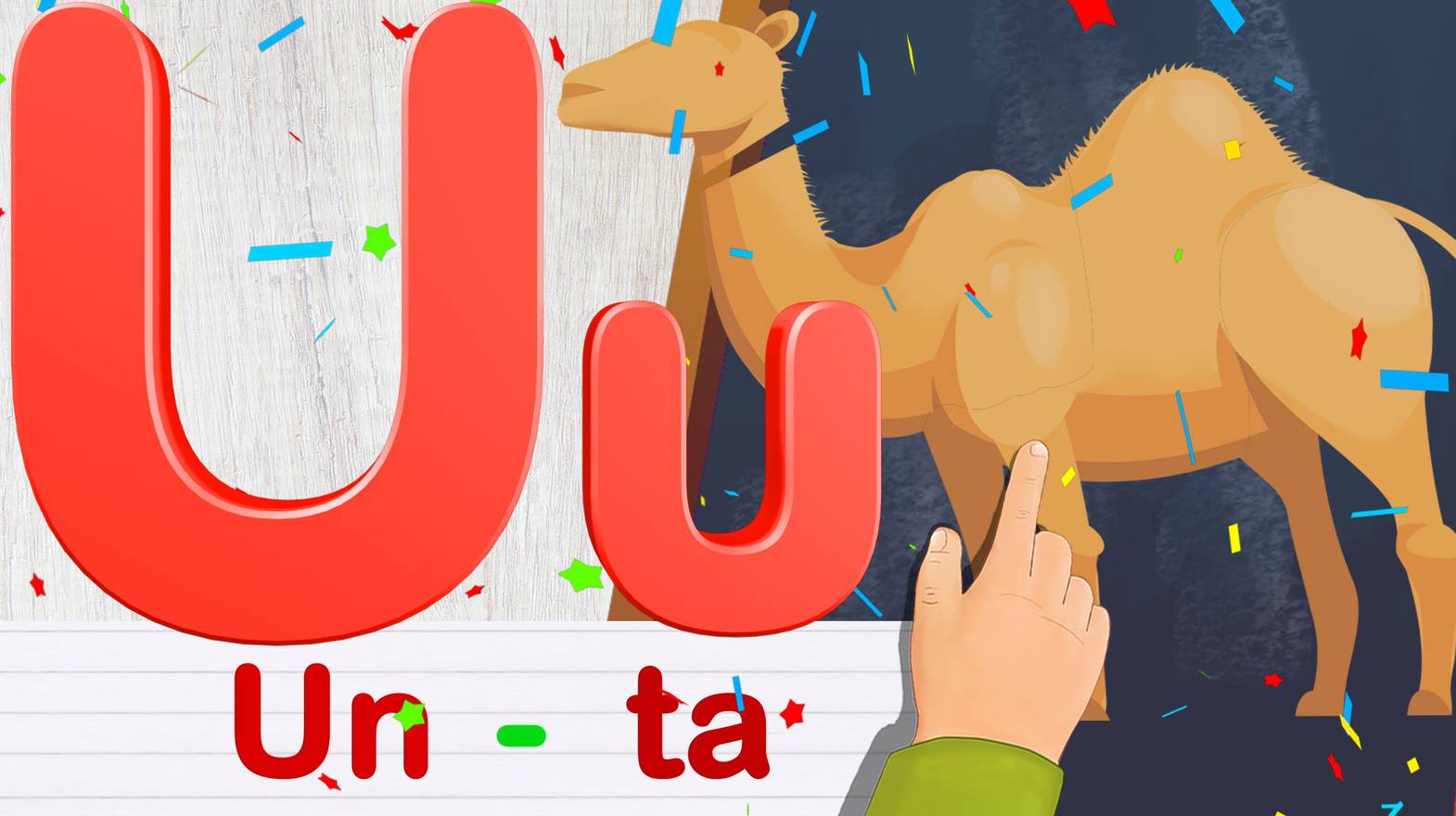 Sarah Playschool - Belajar Alfabet - Belajar huruf U untuk anak PAUD/TK ...