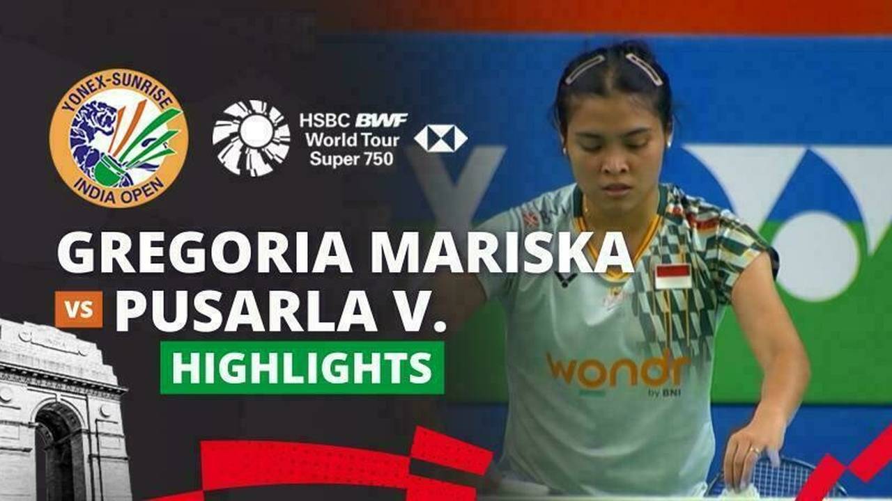 Gregoria Mariska Tunjung (INA) vs Pusarla V. Sindhu (IND) - Highlights | Yonex-Sunrise India ...