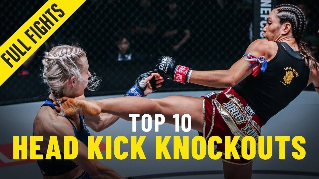 Top 10 Head Kick Knockouts | ONE Full Fights | Vidio