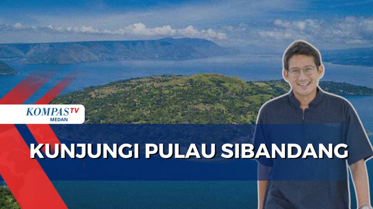 Momen Menparekraf Sandiaga Uno Kunjungi Pulau Sibandang di Danau Toba ...