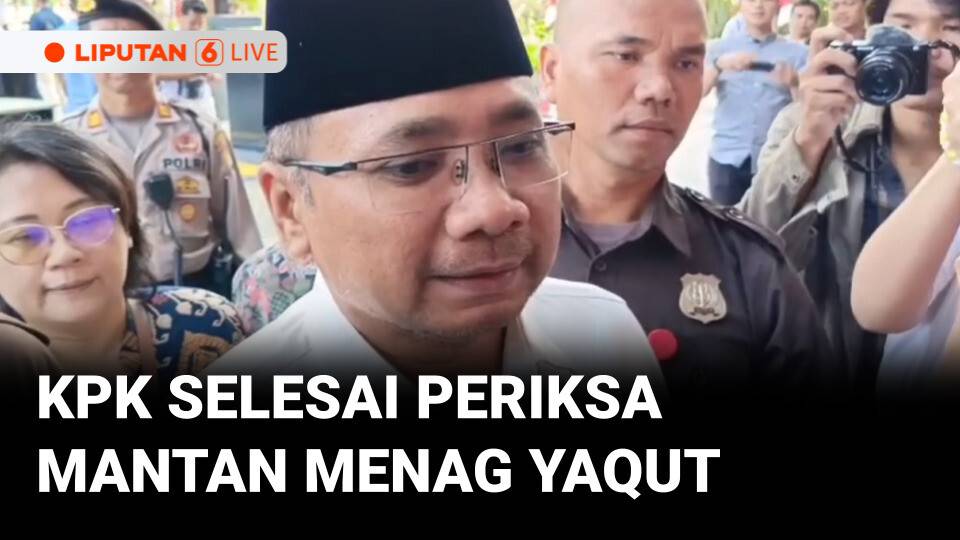 Live Streaming LIVE | KPK Selesai Periksa Mantan Menag Yaqut