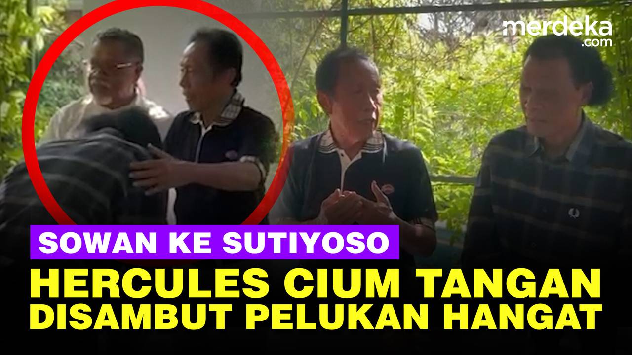 Hercules Sowan Cium Tangan Jenderal Kopassus Sutiyoso, Diajak Keliling Rumah Lihat Kebun Bintang ...