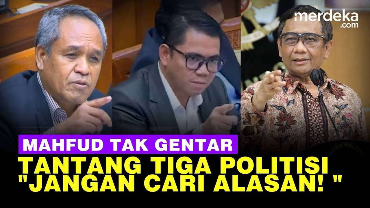 Mahfud soal Transaksi Rp349 T: Saya Tantang Benny & Arteria, Jangan Cari Alasan Absen - merdeka ...