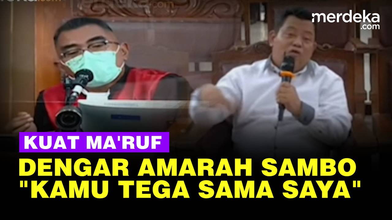 Kuat Maruf Dengar Ferdy Sambo Marahi Yosua Kamu Kurang Ajar Sama Saya - merdeka | Vidio