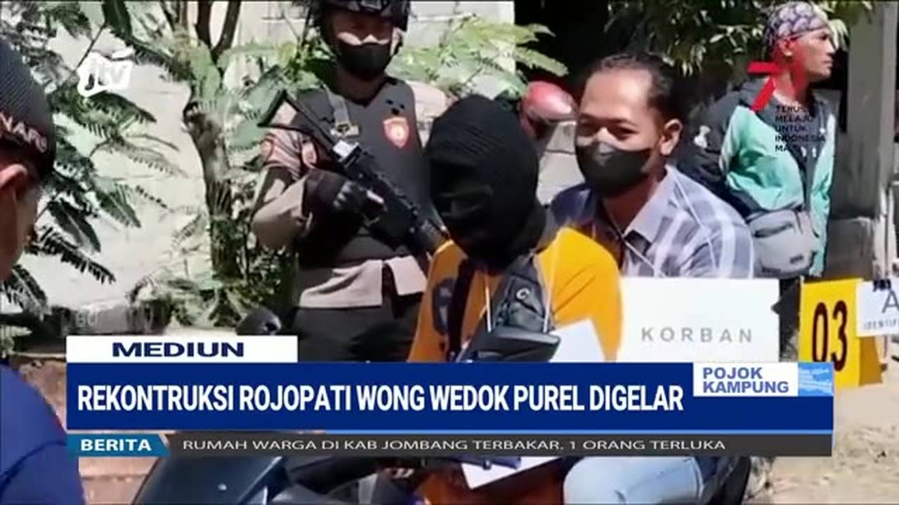 Rekontruksi Rojopati Wong Wedok Purel Digelar POJOK KAMPUNG JTV - JTV