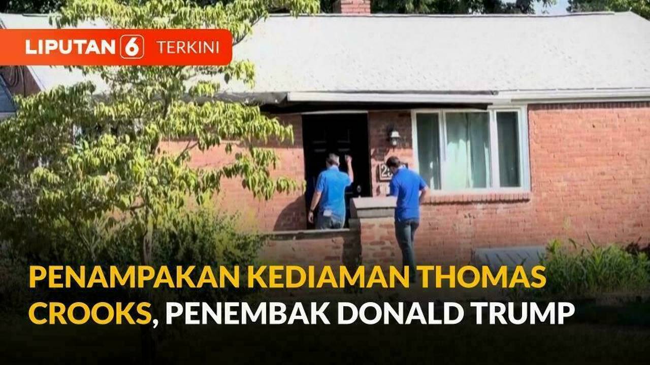 Penampakan Rumah Thomas Matthew Crooks, Penembak Donald Trump di ...