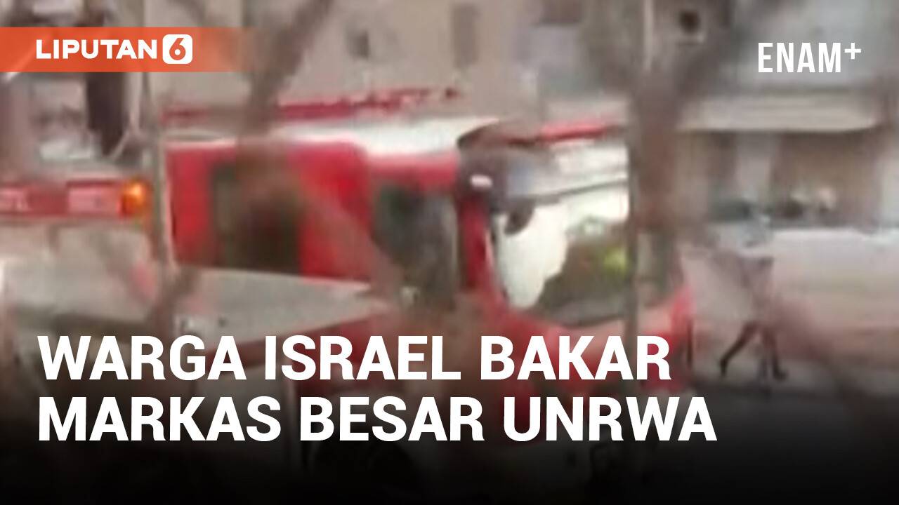 Warga Israel Bakar Perimeter Markas Besar PBB untuk Pengungsi Palestina ...