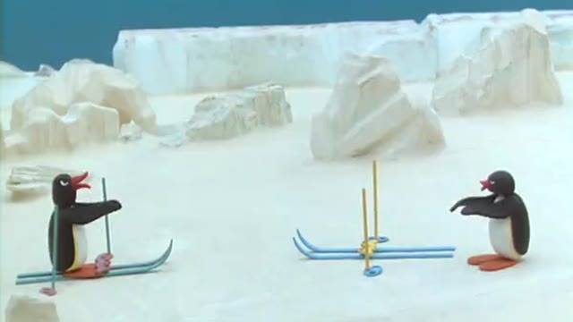 skiing pingu