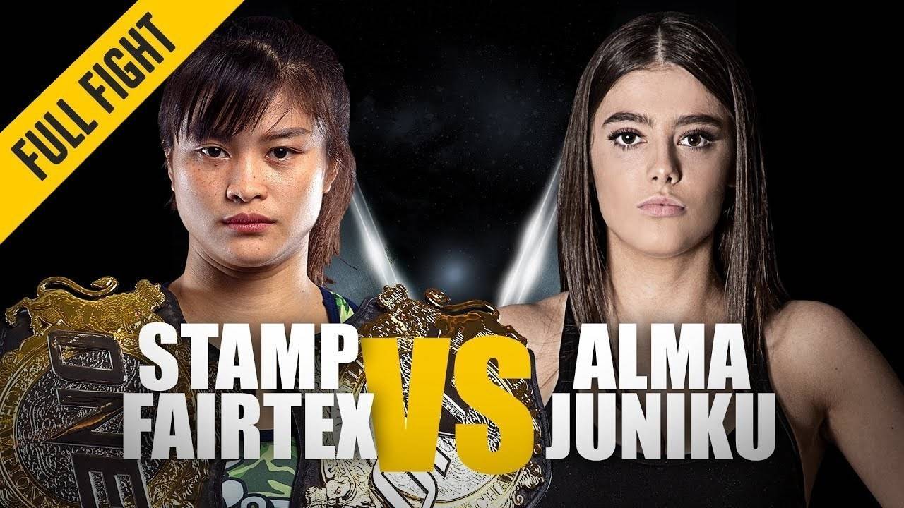 Stamp Fairtex vs. Alma Juniku | ONE Full Fight | Thrilling Muay Thai ...