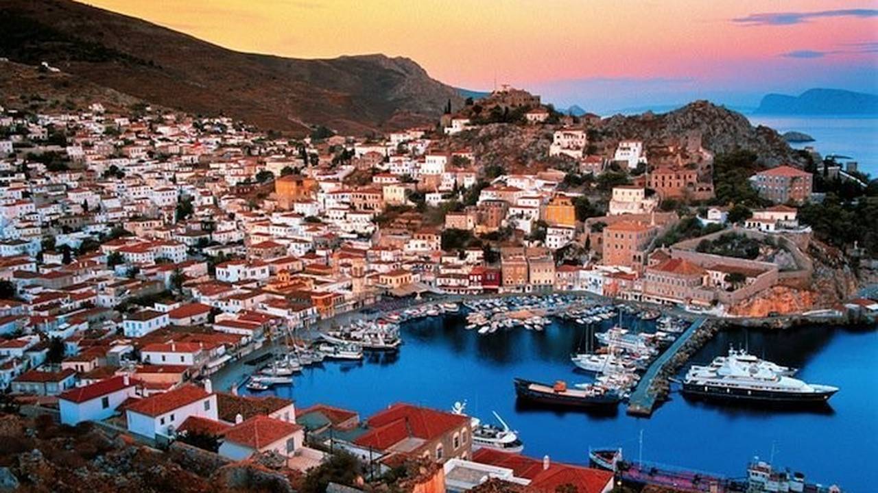 Hydra island one of the most beautiful islands in Greece. | Vidio