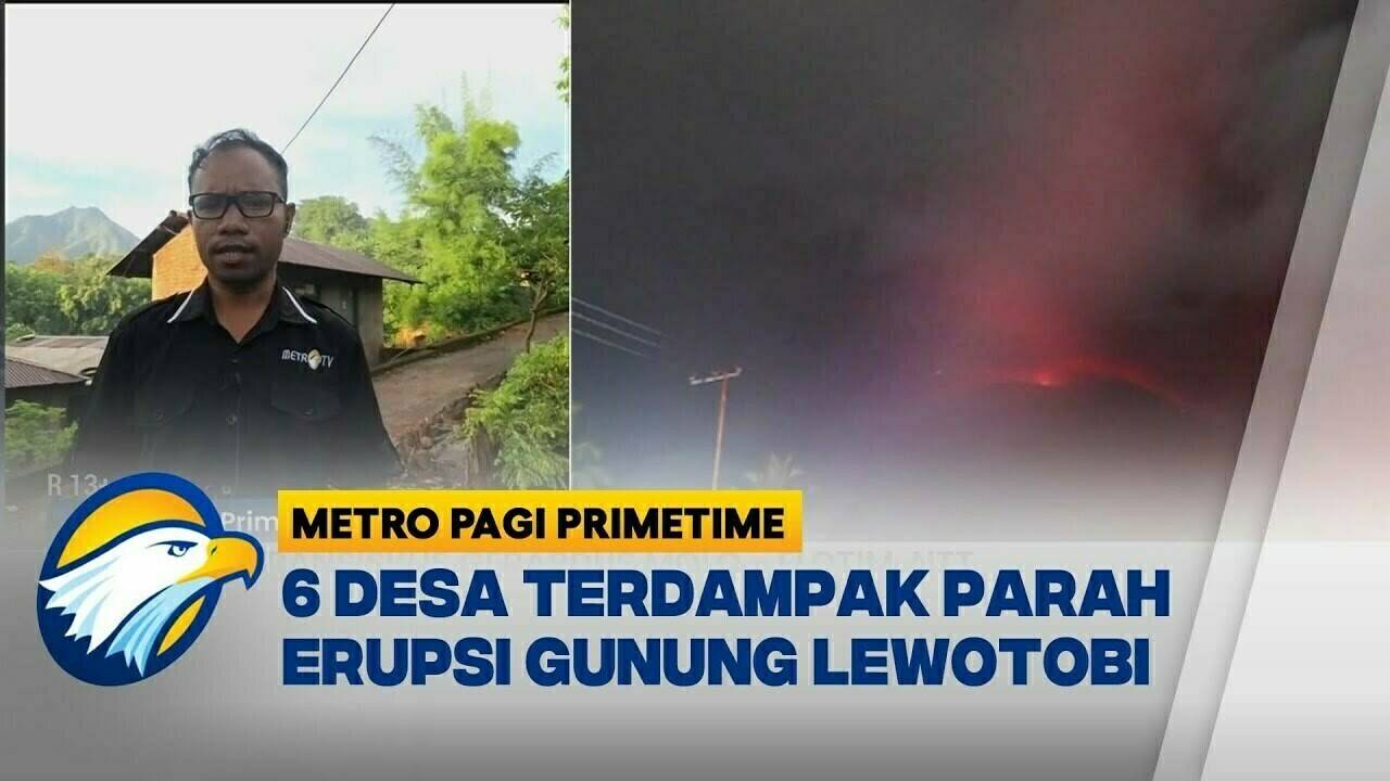 Status Gunung Lewotobi Laki-Laki Jadi Level 4 Awas [Metro Pagi ...