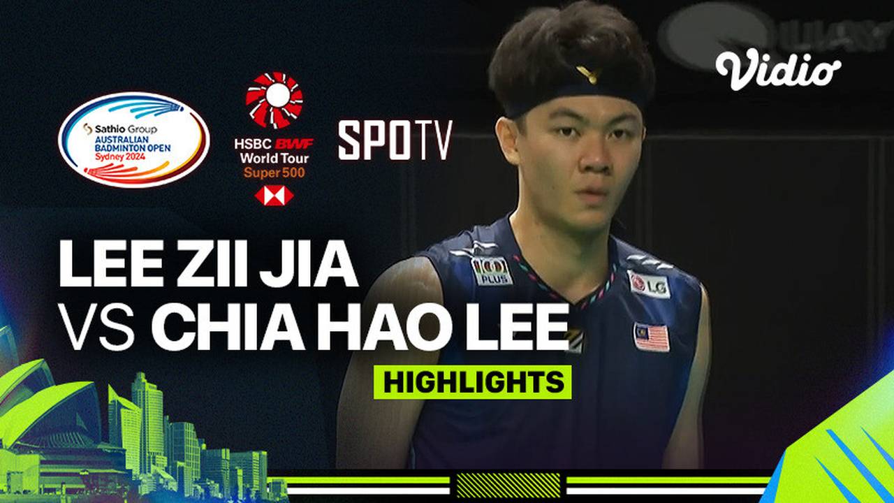 Lee Zii Jia (MAS) vs Chia Hao Lee (TPE) - Highlights | Sathio Group Australian Open 2024 - Men's ...
