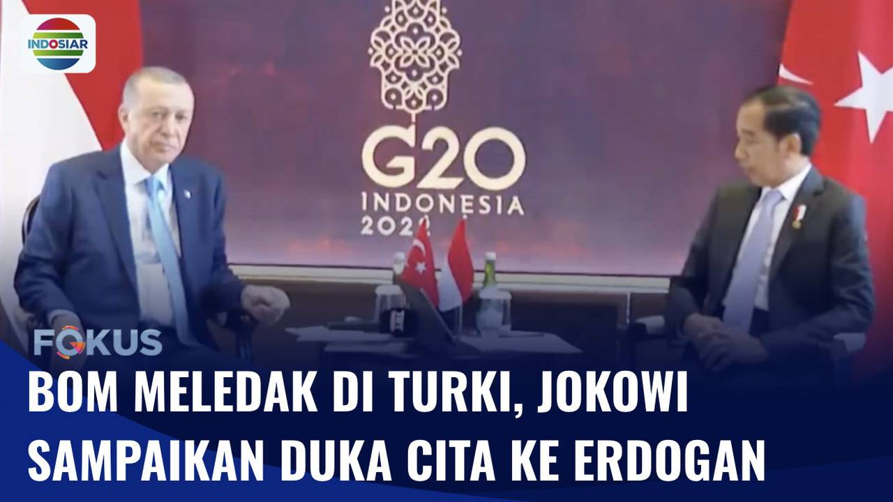 Presiden Jokowi Sampaikan Duka Cita Langsung pada Presiden Turki Atas Serangan Bom di Istanbul ...