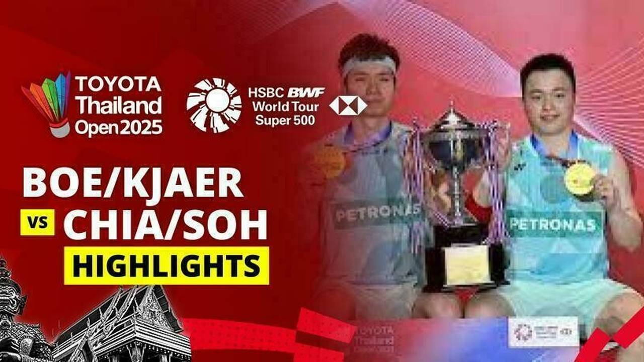 William Kryger Boe/Christian Faust Kjaer (DEN) vs Aaron Chia/Soh Wooi ...