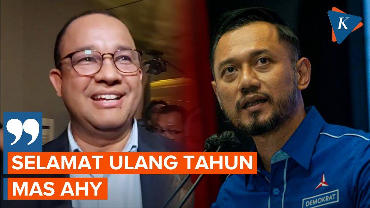 Momen Kedatangan Anies Baswedan di Acara Launching Buku dan HUT AHY - Kompascom | Vidio