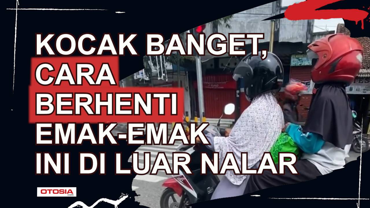 Keberanian Tak Terduga, Emak-emak Berhenti di Tengah Jalan saat Lampu Merah - otosia | Vidio
