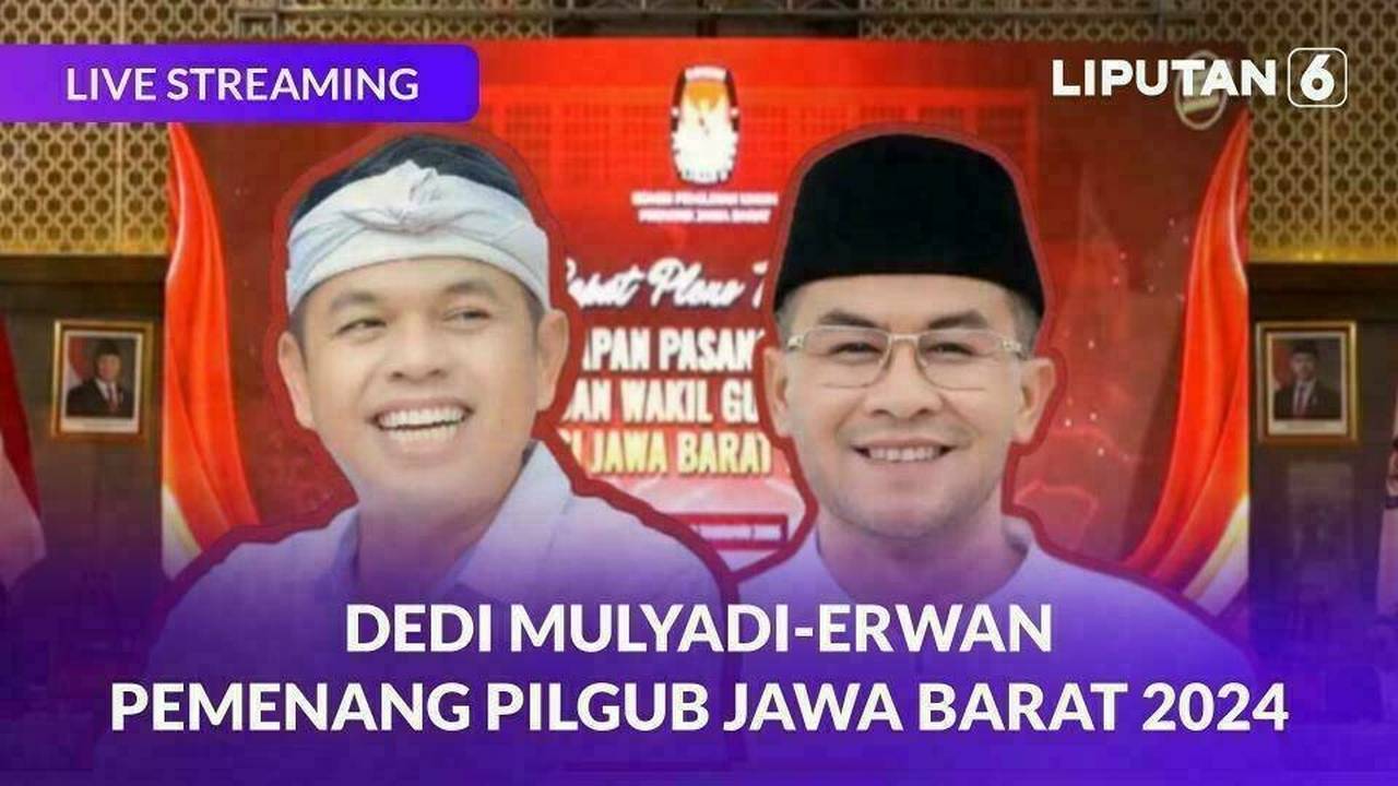 KPU Jawa Barat Tetapkan Dedi Mulyadi-Erwan Setiawan Jadi Gubernur dan Wakil Gubernur | LIVE | Vidio