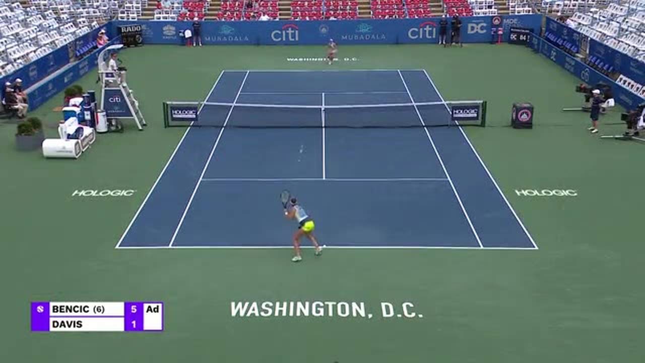 Belinda Bencic vs Lauren Davis - Highlights | WTA Mubadala Citi DC Open ...