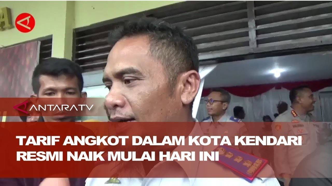 Tarif angkot dalam Kota Kendari resmi naik mulai hari ini - Antara