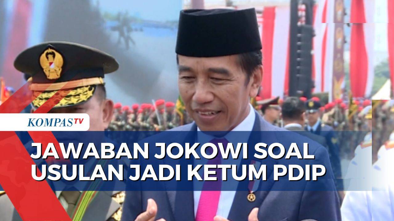 Soal Usulan Jadi Ketum PDIP, Jokowi: Saya Mau Pensiun Pulang ke Solo ...