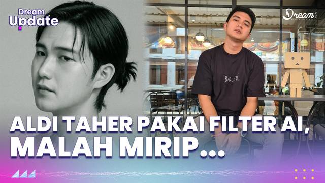 Potret Aldi Taher Pakai Filter AI, Hasilnya Malah Mirip... | Enamplus
