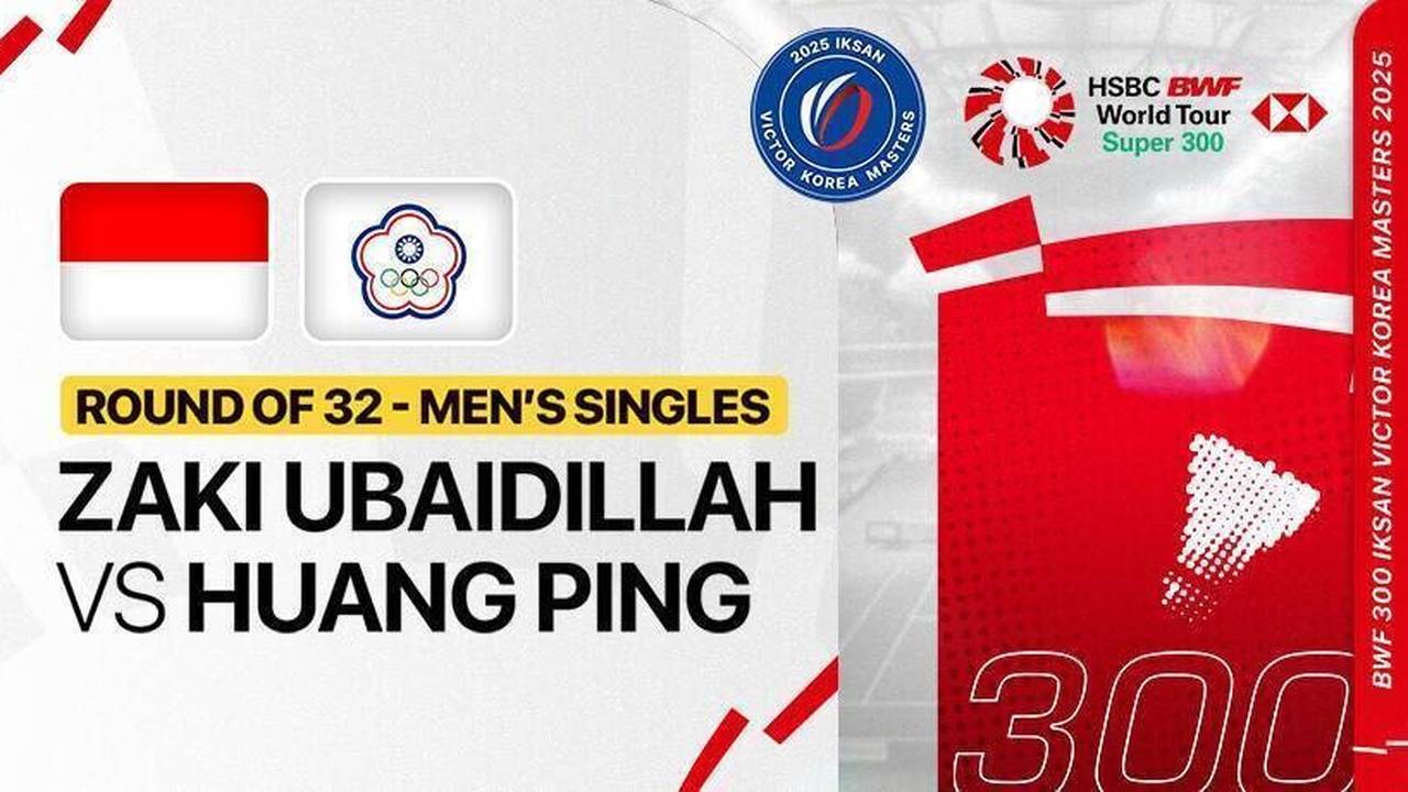 Moh. Zaki Ubaidillah (INA) vs Huang Ping-Hsien (TPE) - Full Match ...