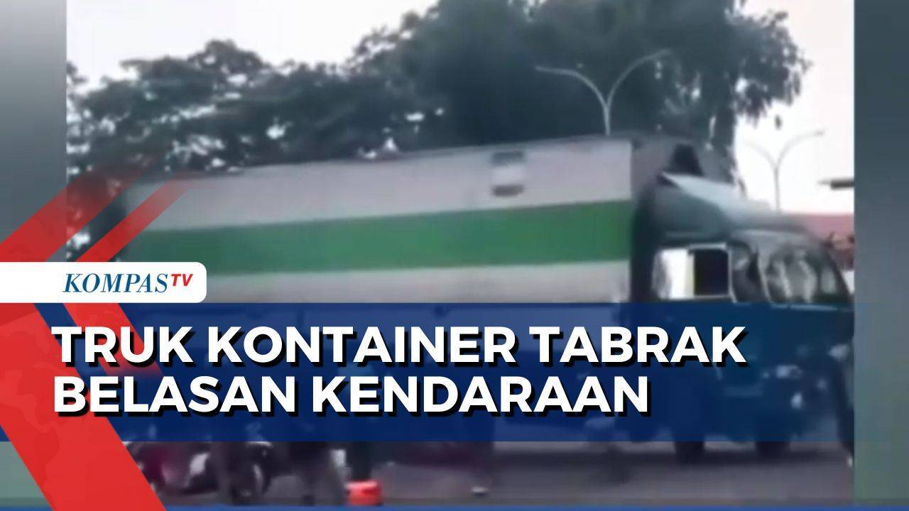 Truk Kontainer Tabrak Belasan Kendaraan di Tangerang, Polisi: Sopir Positif Gunakan Sabu ...