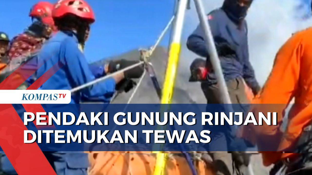 8 Hari Hilang, Jenazah Pendaki Gunung Rinjani Diangkat dari Jurang ...