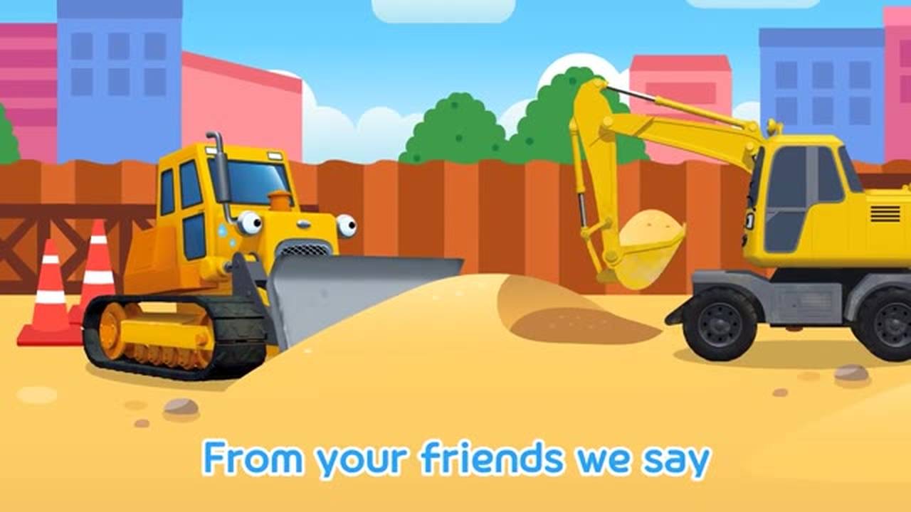 Tayo's Heavy Equipment Songs - Ep 07 - Strong Heavy Vehicles Hello Song ...
