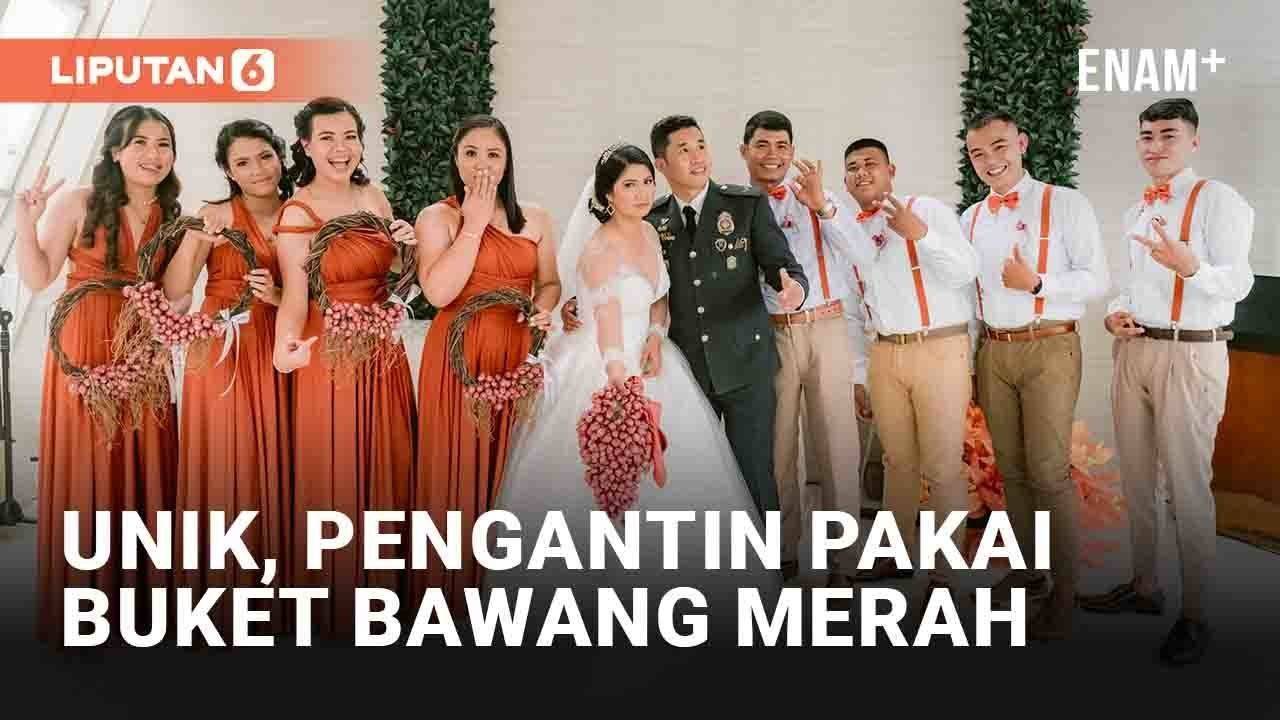 Bukan Bunga Pengantin Di Filipina Pakai Bawang Merah Sebagai Buket
