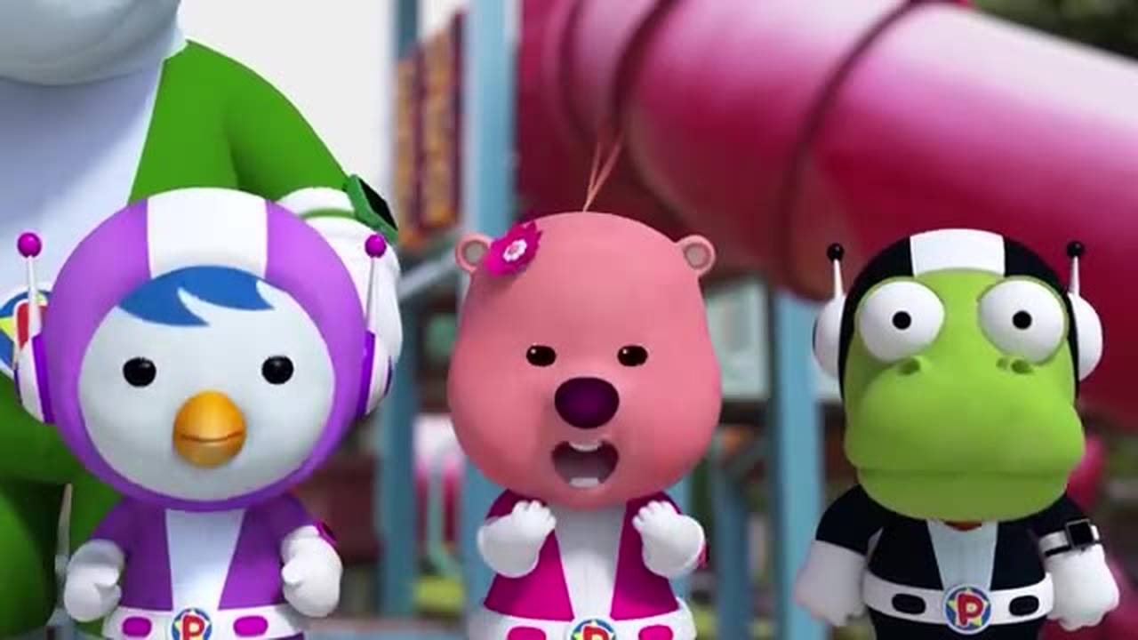 Pororo Dinosaur World - Ep 01 - Pororo Heroes - the attack of dinosaurs ...