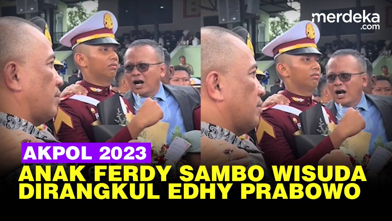 Anak Ferdy Sambo Wisuda Prabhatar Akpol 2023 Edhy Prabowo Rangkul ...